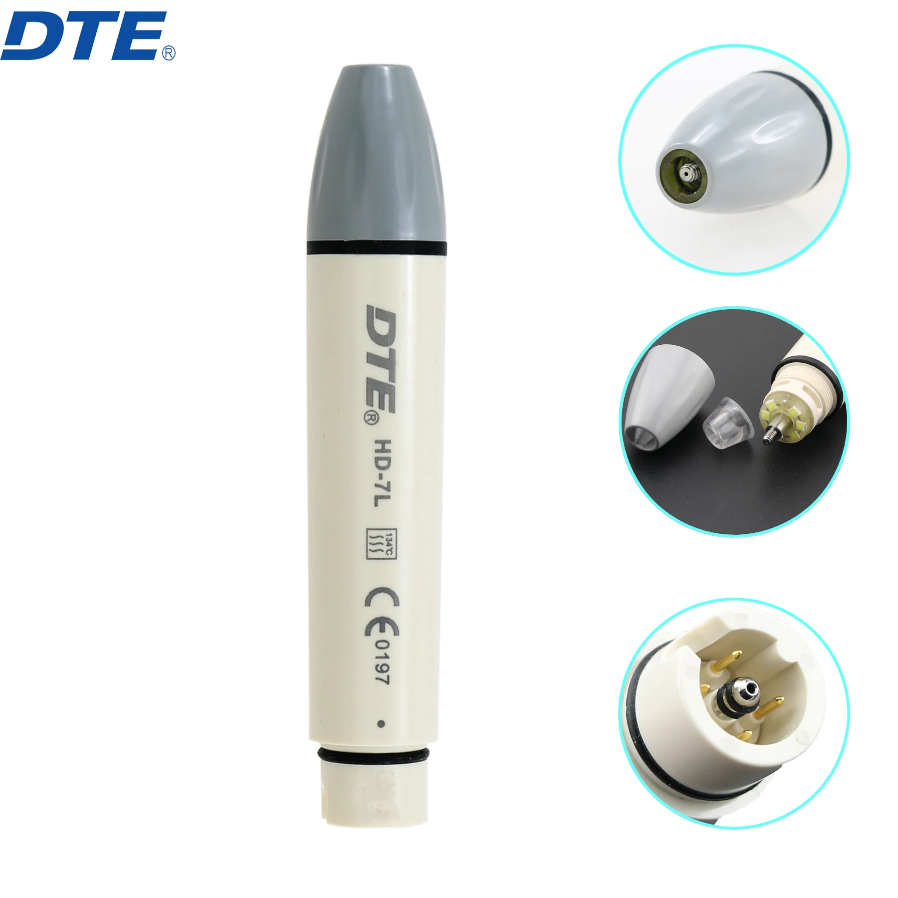Generic Woodpecker Dte Ultrasonic Piezo Scaler Handpiece Detachable Hd-7l Hw-5l With Led Fit Uds ...